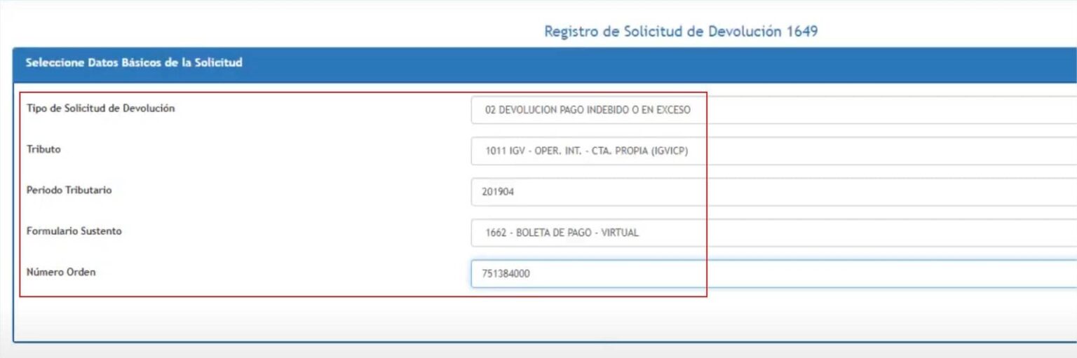 ᐈ Descargar el Formulario 1649 Gratis | Formularios Perú